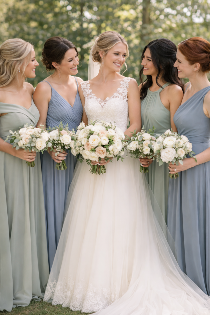 Choosing Bridesmaid Dresses That Complement Your Gown (Traverse City ...